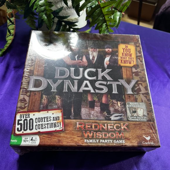 Cardinal | Toys | New Sealed Duck Dynasty Redneck Wisdom Family Board ...
